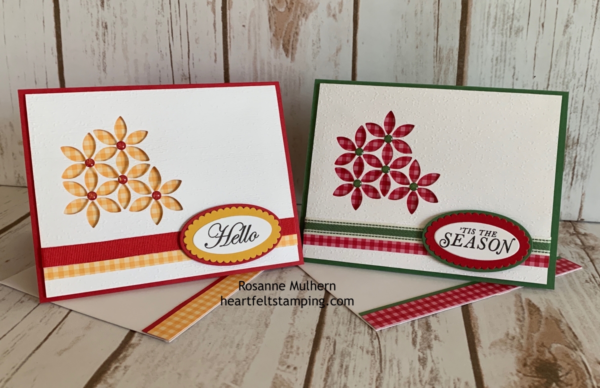 Stampin Up Tasteful Backgrounds Card Ideas - Rosanne Mulhern stampinup ...
