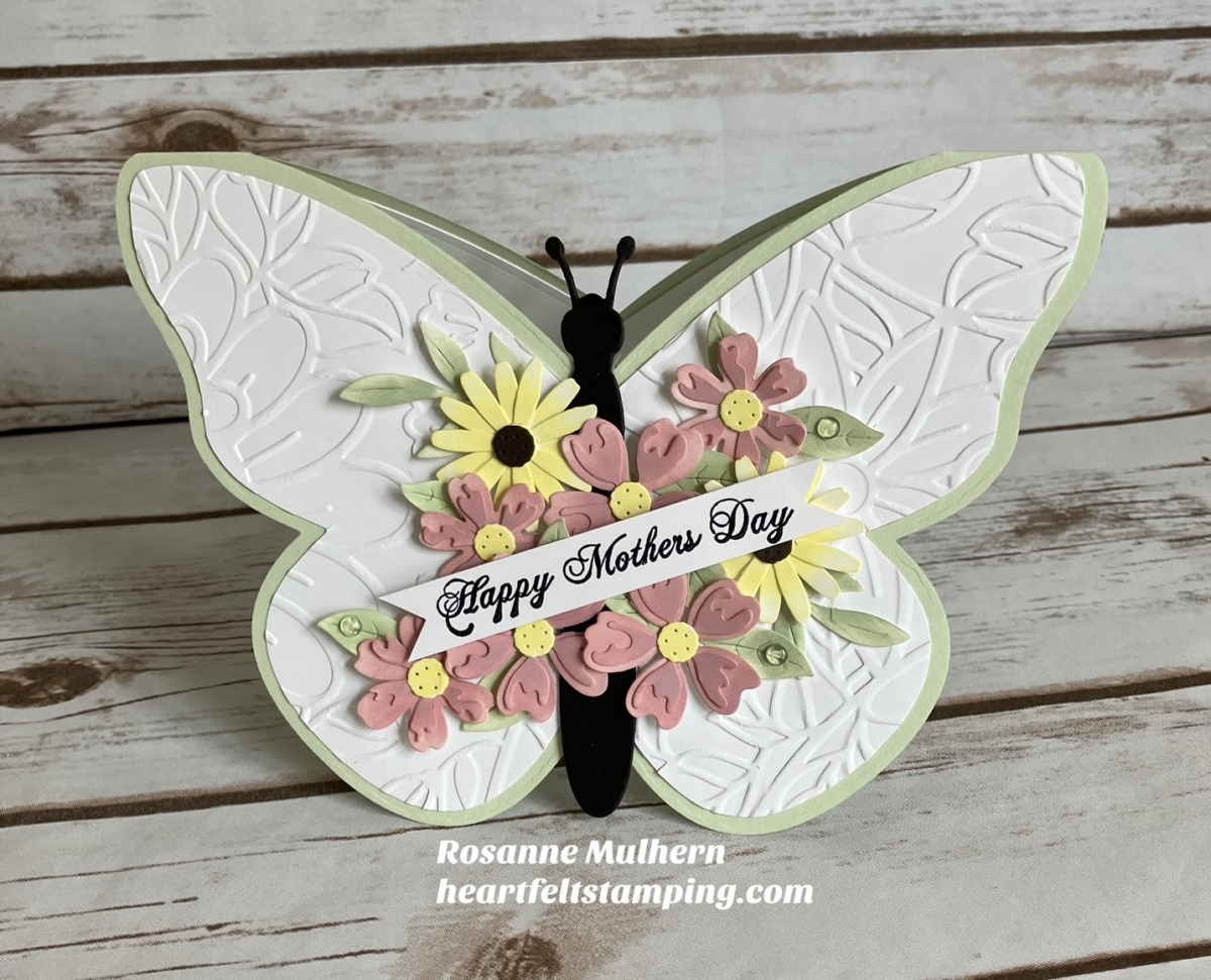 Big, Beautiful Butterfly for Mother's Day - Heartfelt Stamping