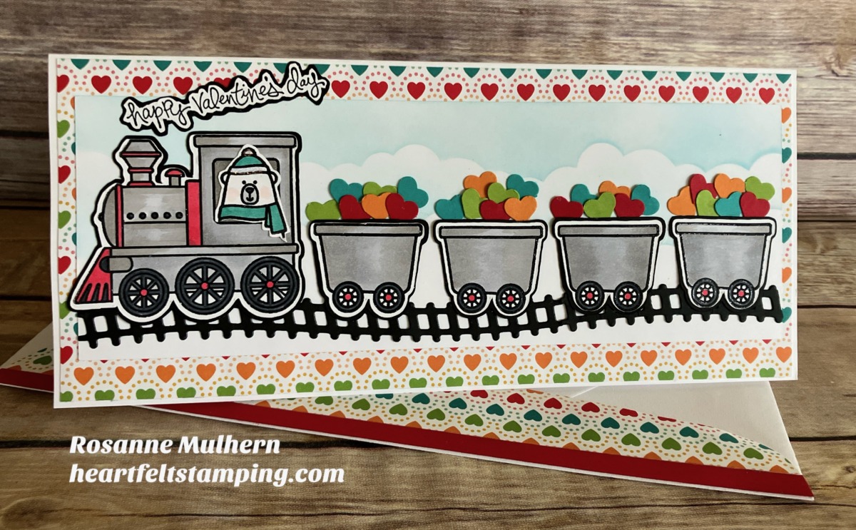 All Aboard the Valentine Express - Heartfelt Stamping