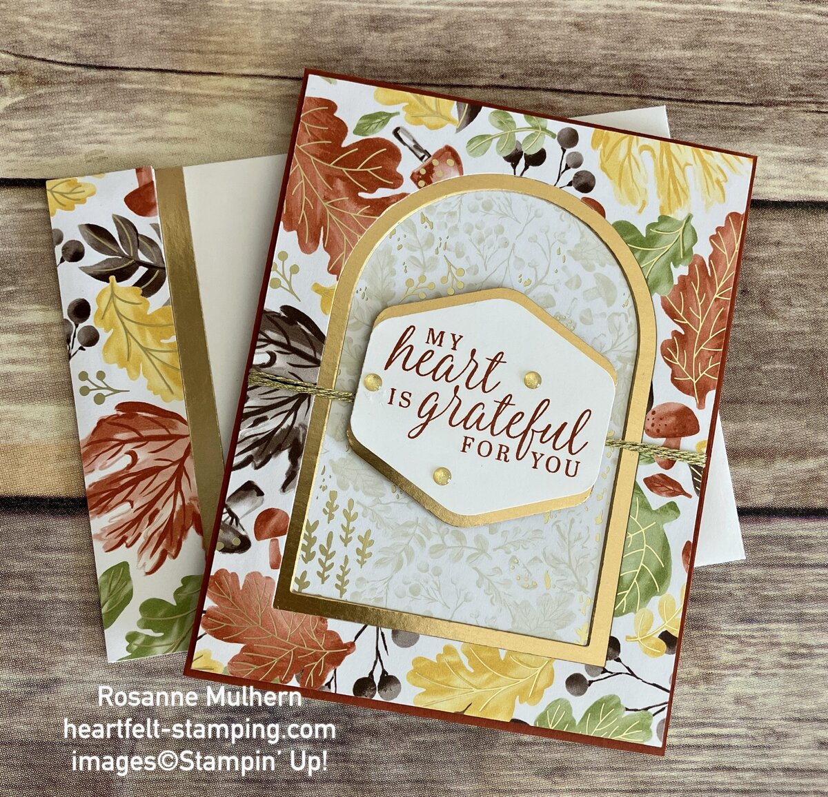 Stampin Up Gathering Together Autumn Card - Rosanne Mulhern Heartfelt ...
